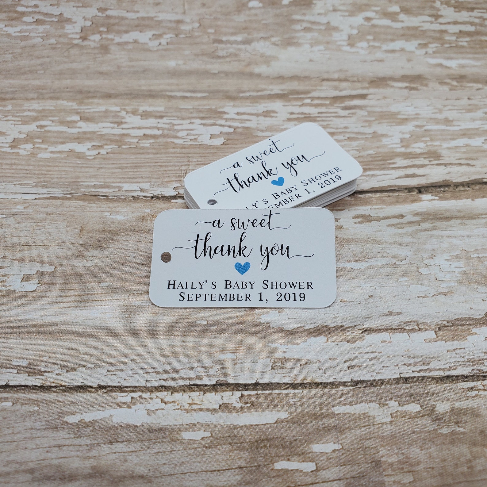 A Sweet Thank You Mini Tag Small Thank You Favor Tags - Etsy