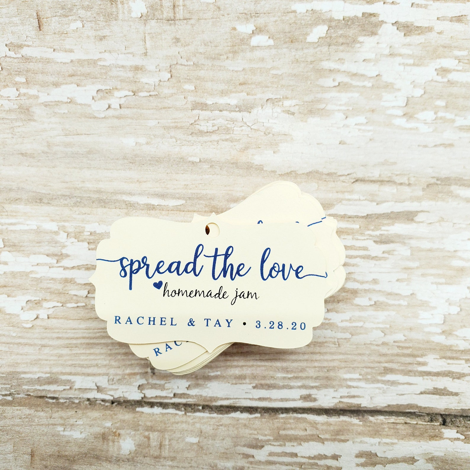 Spread the Love Tags, Homemade Jam Tag, Honey Tag, Wedding Favor ...