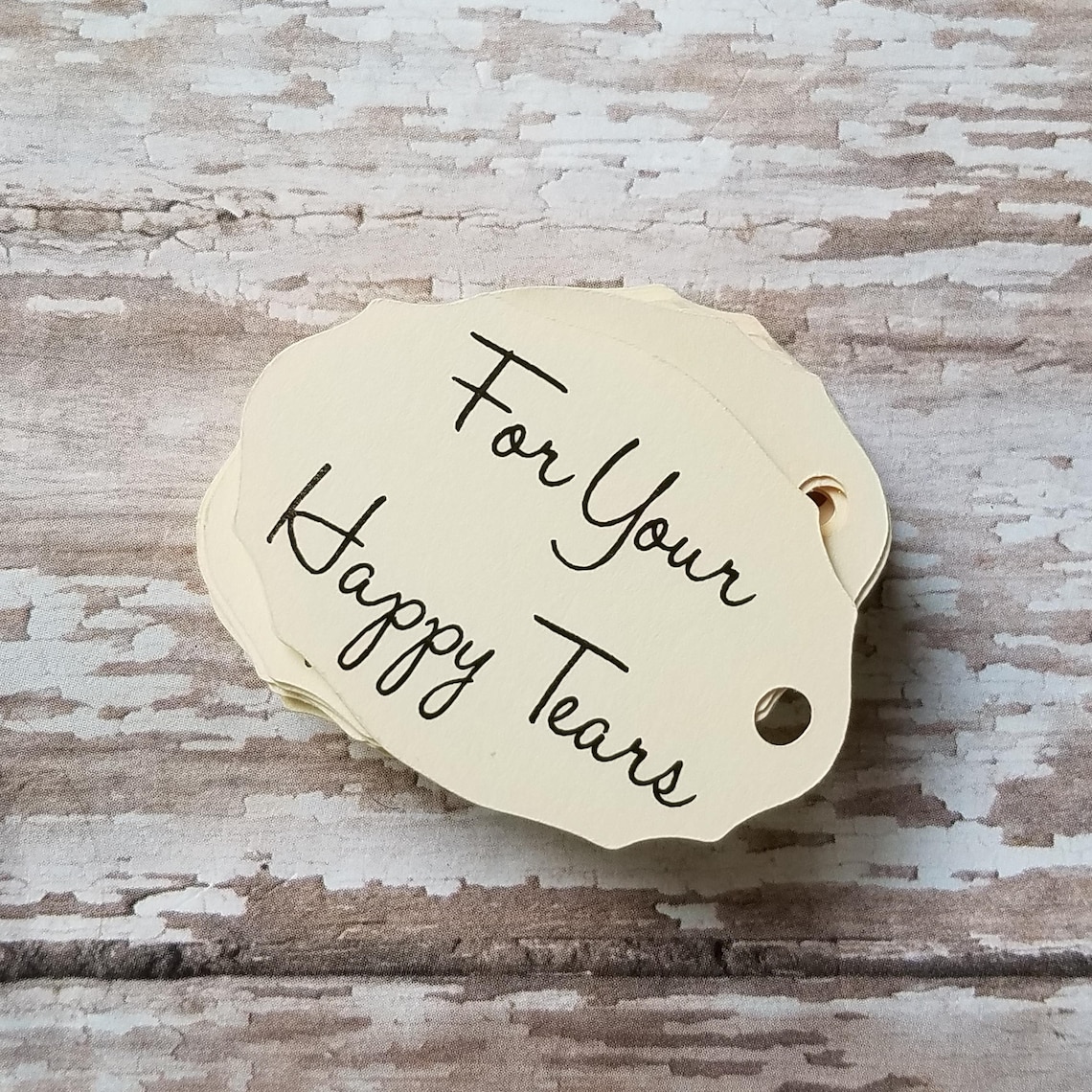 For Your Happy Tears Tag Tissue Tag Handkerchief Tag | Etsy