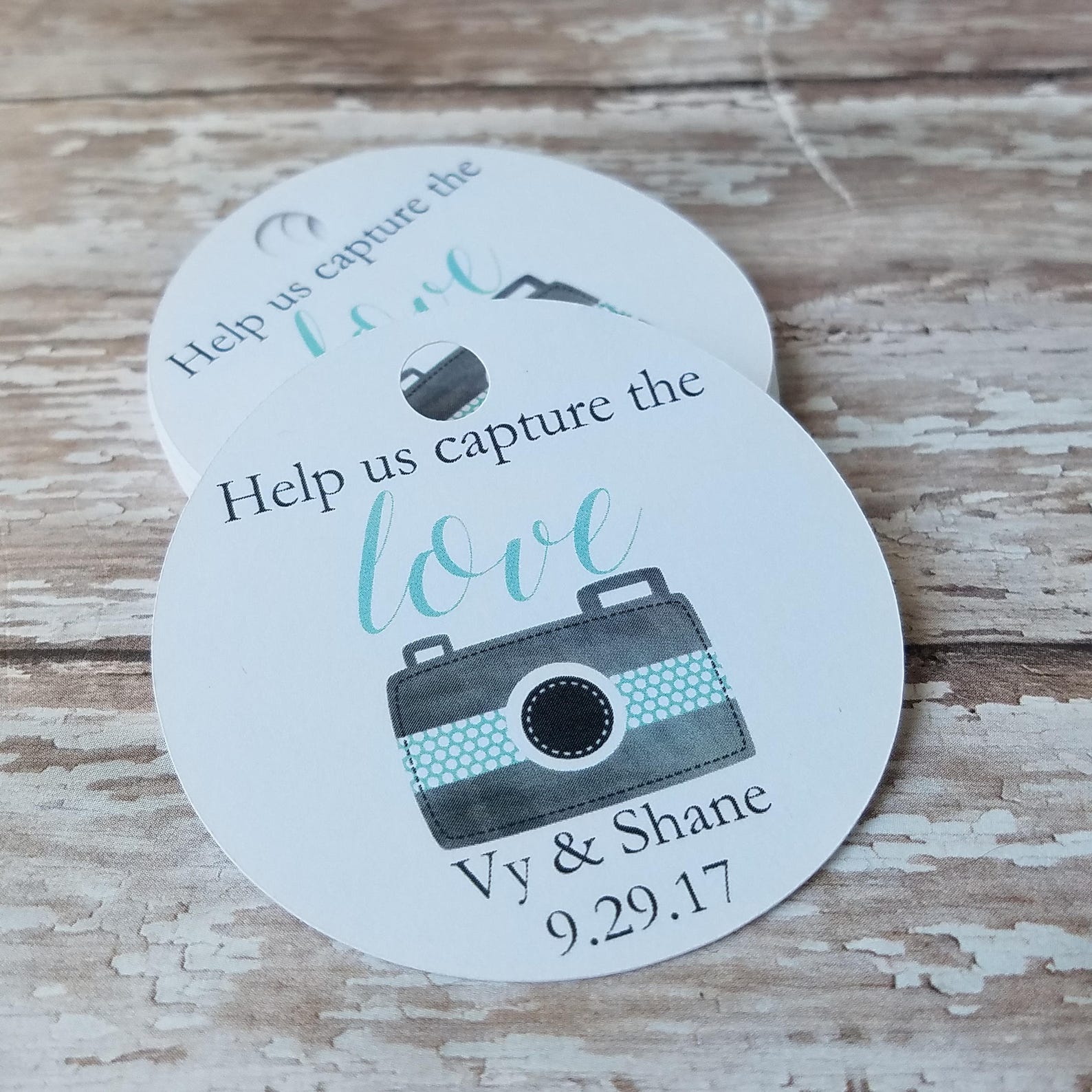 Help Us Capture the Love Tags, Disposable Camera Tags, Wedding Camera ...
