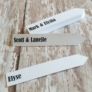 Custom Plant Tag, Seating Chart Tag, Personalized Wedding Favors ...