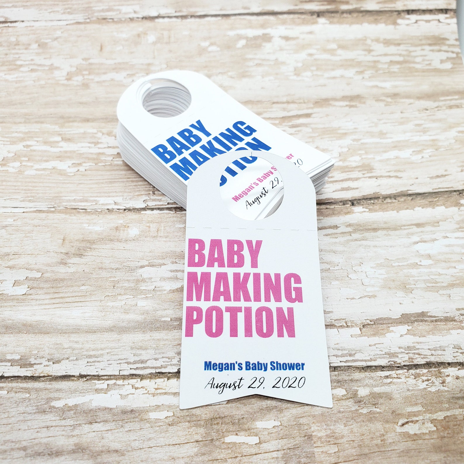 Baby Making Potion Baby Shower Give Baby a Cheer Due Date - Etsy