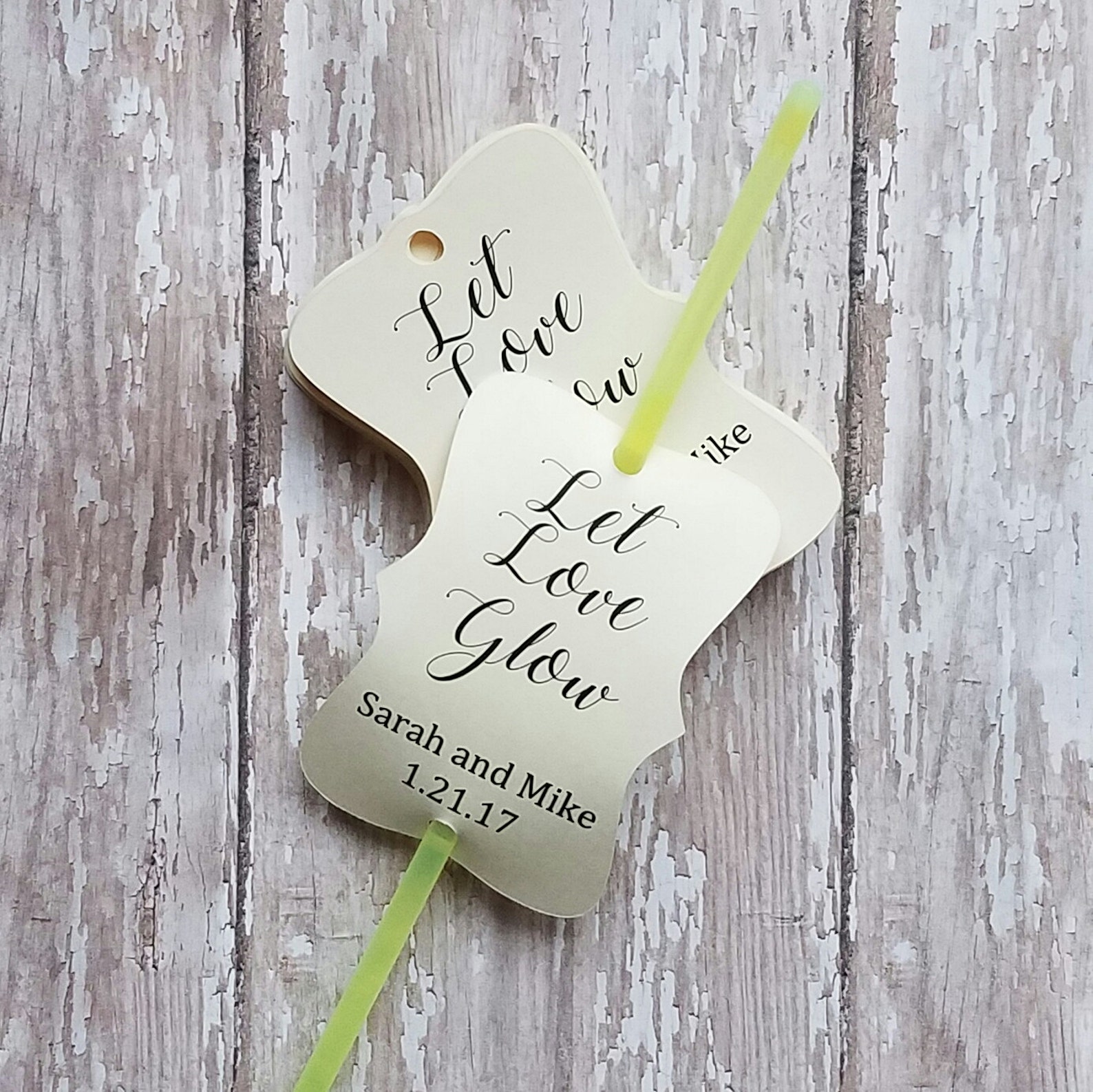 Let Love Glow, Light the Way Glow Stick Send Off, Wedding Send Off ...