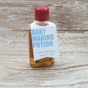 Baby Making Potion, Baby Shower, Give Baby a Cheer, Due Date Tag, Hang ...