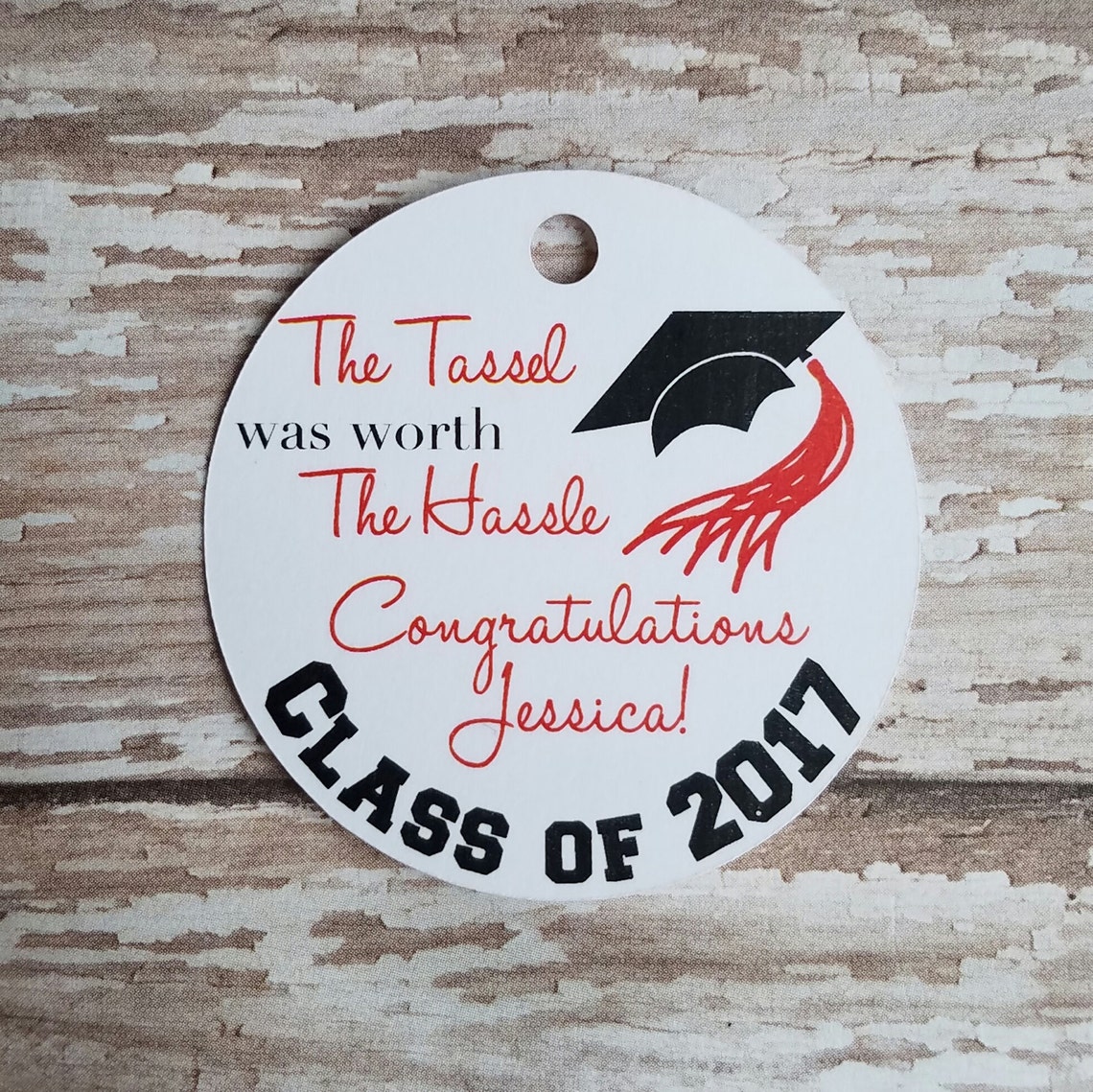 The Tassel Was Worth the Hassle Graduation Tags Graduation - Etsy