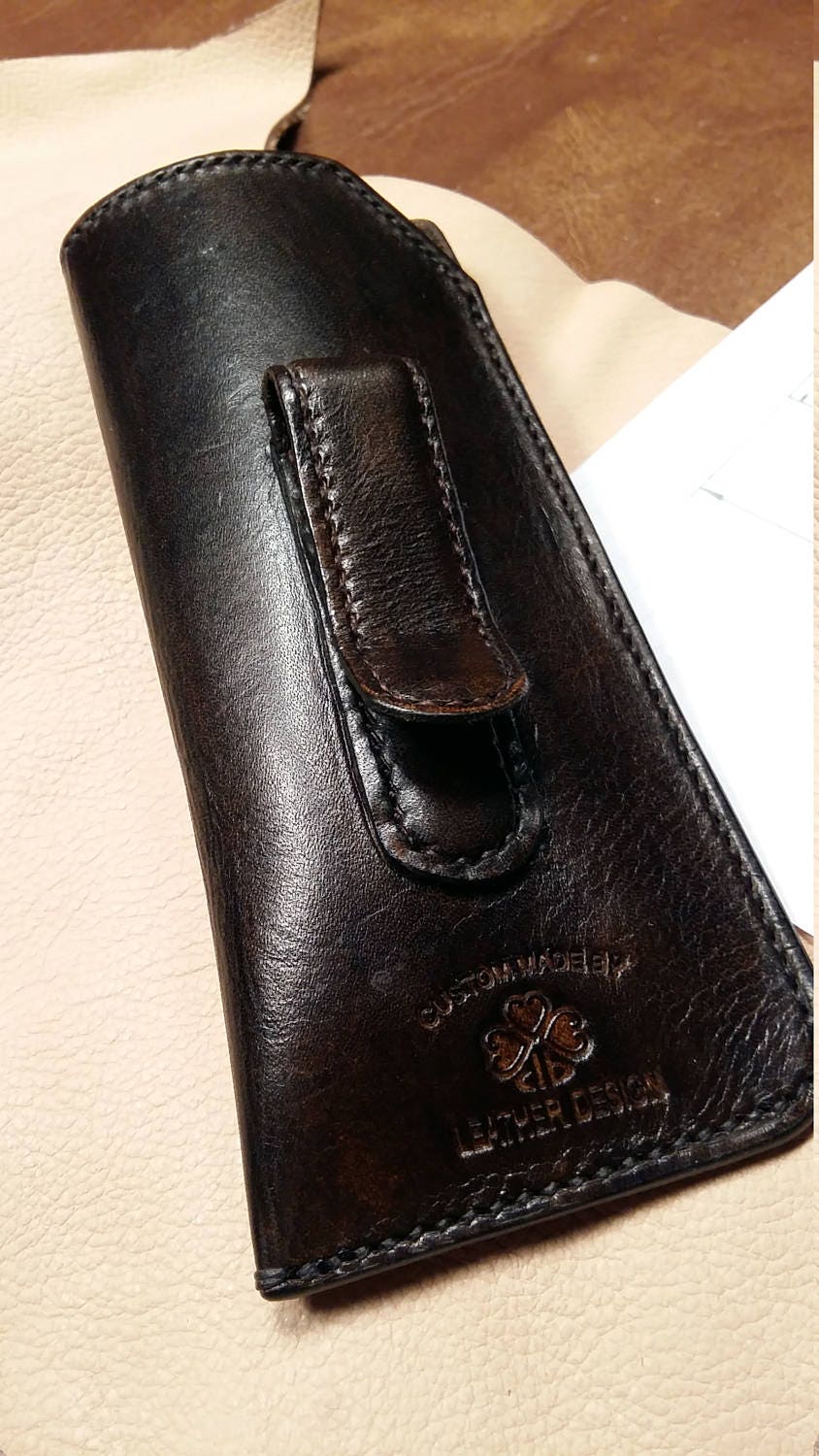 Eyeglass Case With Covered Pocketbelt Etsy