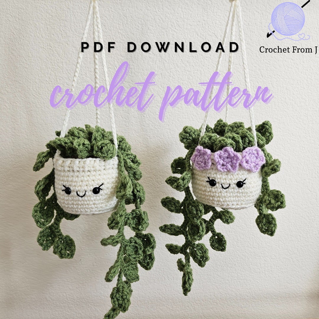 PATTERN: Crochet Pothos Hanging Plant - Etsy