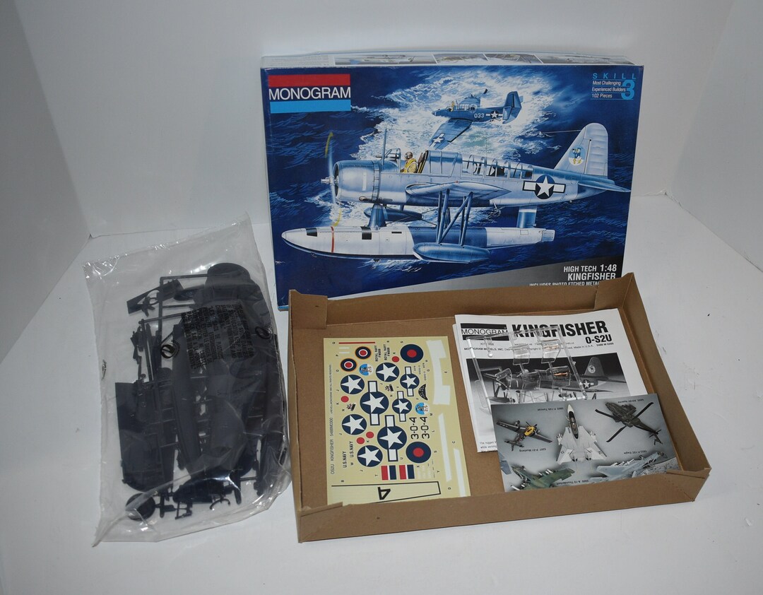 Monogram Kingfisher Seaplane High Tech Model Kit 5488 MIB - Etsy