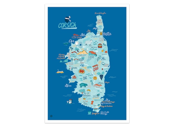Corsica Map
