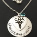 CNA / Caduceus Nurses / Nursing Student/nurse Necklace, Nursing School ...