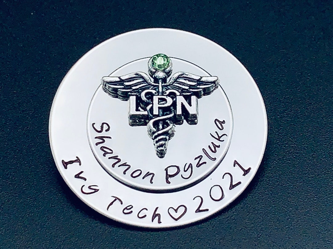 Personalized Pin for LPN / Nurses / Nursing Student / Nursing Pinning ...