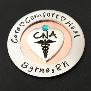 Personalized Pin for CNA/ Nurses / Nursing Student / Nursing Pinning ...