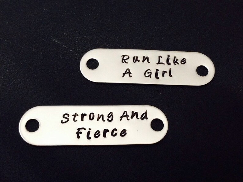 Running Shoe Personalized Charm Personalized Shoe Tag | Etsy