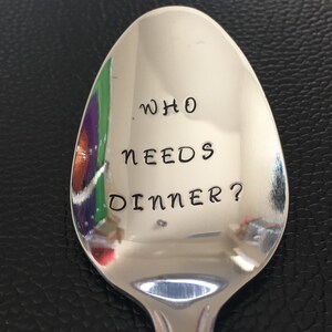 CUSTOM Spoon-hand Stamped Spoon -personalized Spoon -message of Choice ...