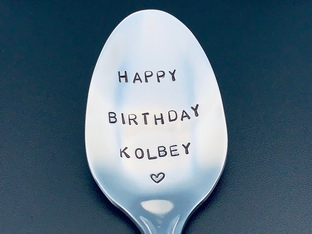 Happy Birthdayspoon / Kids Birthday Gift /boyfriend / Teenager Gift ...