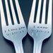 I Love You/i Know Personalized Wedding Forks-personalized Forks ...