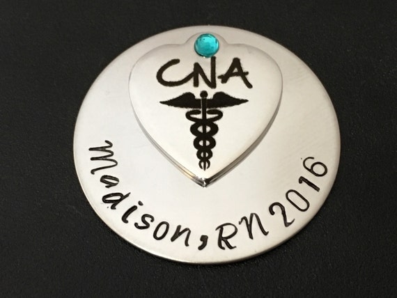 Personalized Pin for CNA Cadeceus / Nurses / Nursing Student | Etsy