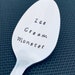 CUSTOM Ice Cream Monster Spoon-hand Stamped Spoon -personalized Spoon ...