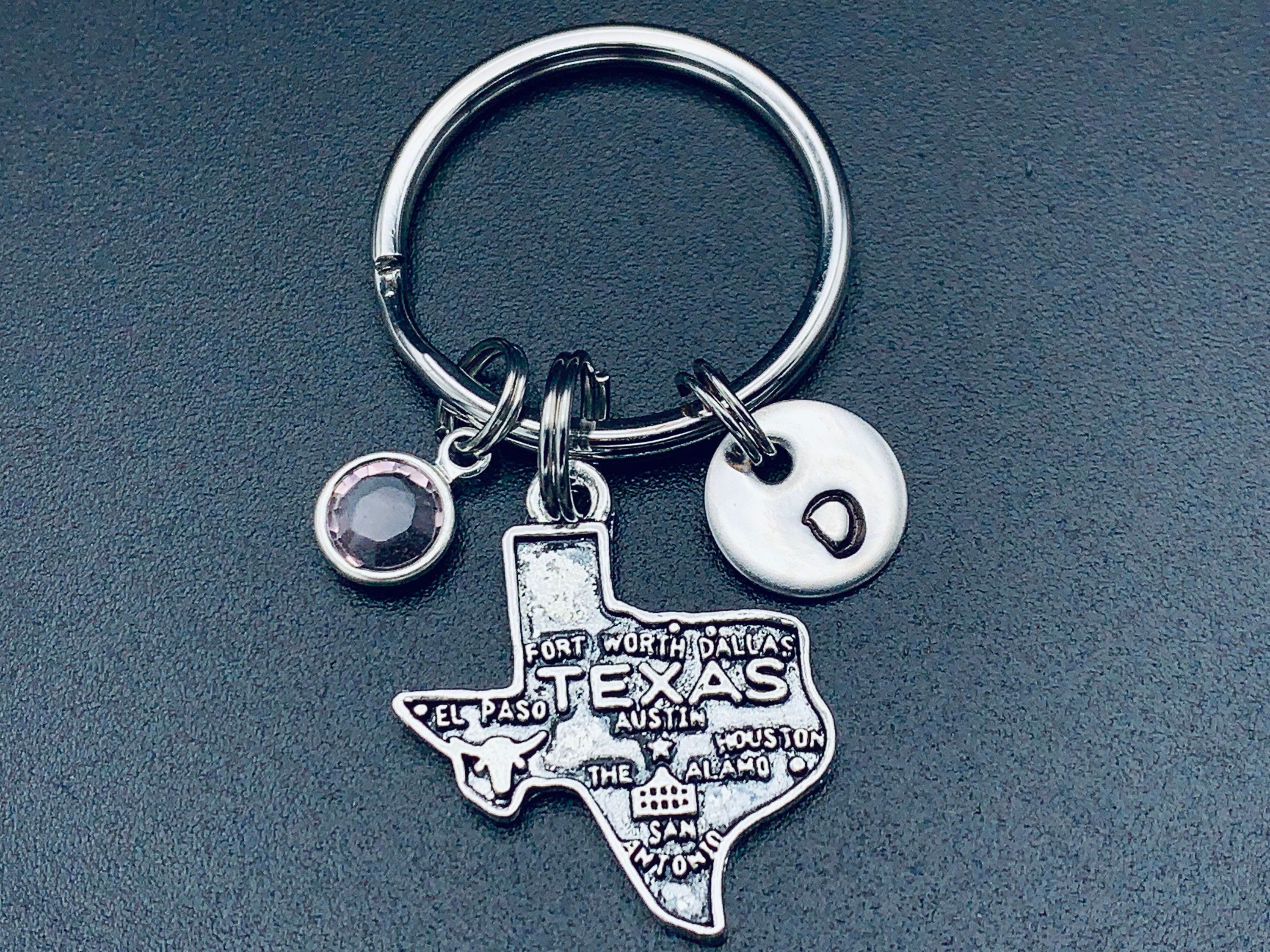 Texas state keychain Texas keychain Texas keyring State | Etsy