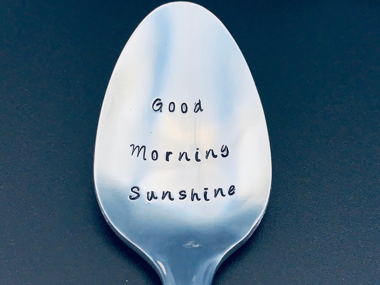 Good Morning Sunshine Spoon-hand Stamped Spoon personalized - Etsy