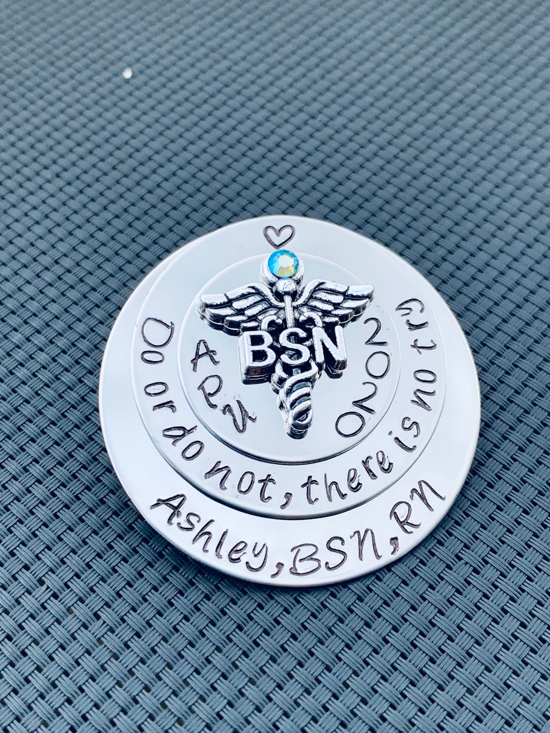 Personalized Pin for RN LPN or Caduceus /bsn /nurses / Nursing Student ...