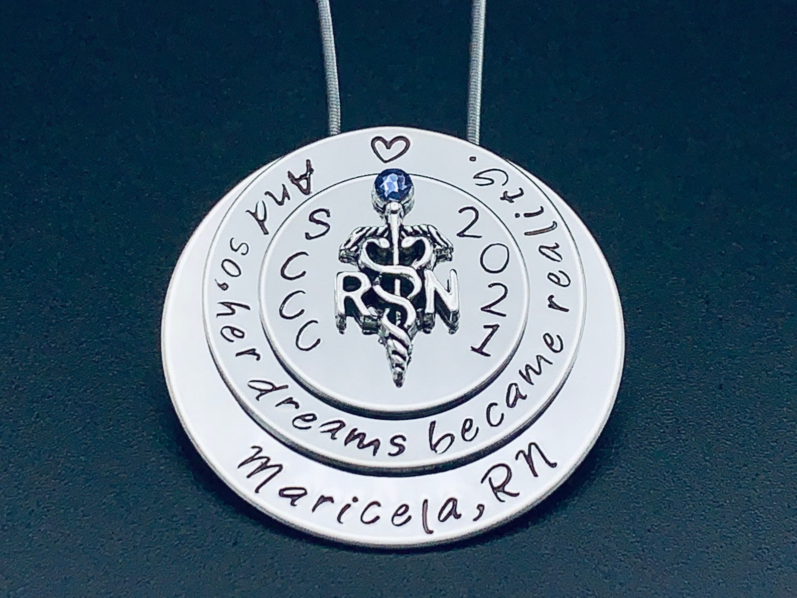 Personalized Pin for RN LPN or Caduceus /bsn /nurses / Nursing - Etsy