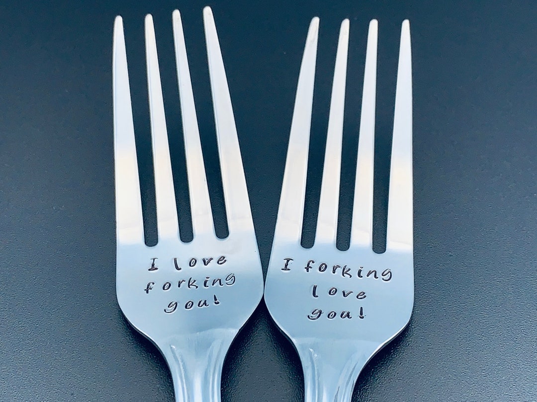 I Love Forking You/i Forking Love You Personalized Forks- Forks -custom ...