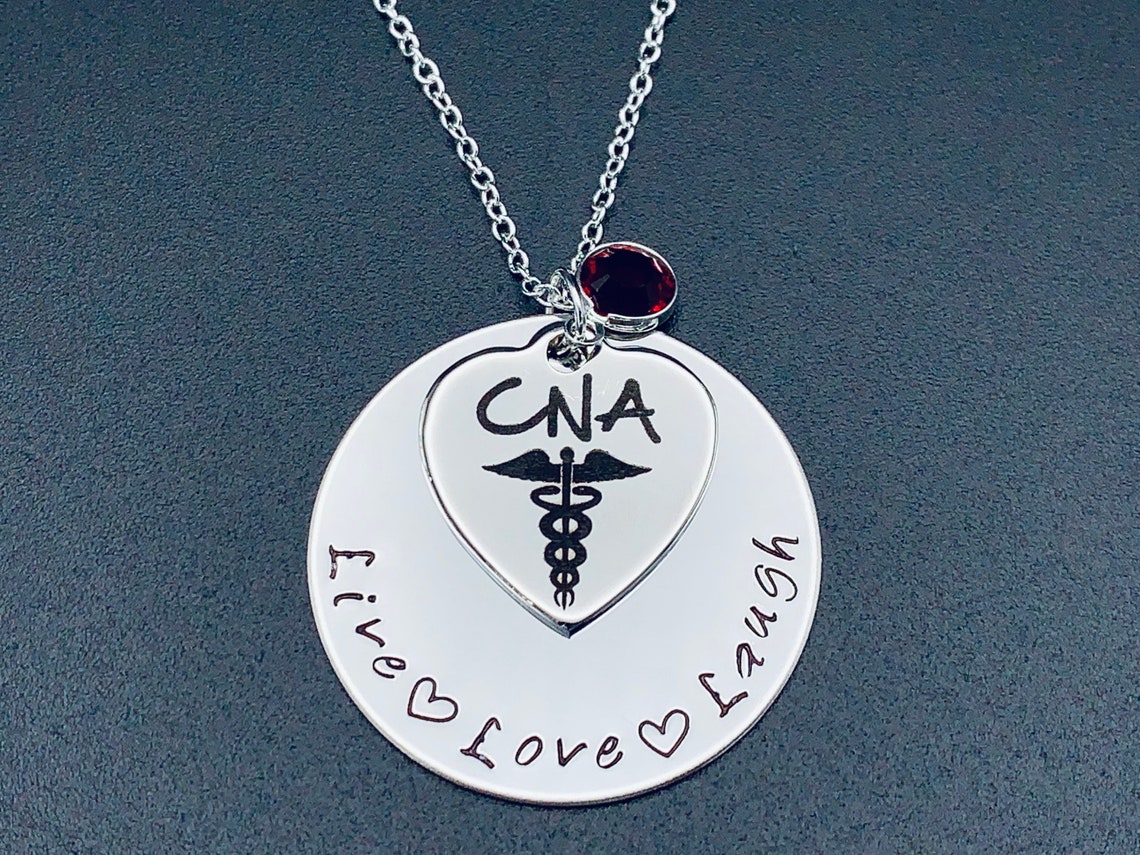 Cna/caduceus Nurses / Nursing Student/nurse Necklace Nursing - Etsy