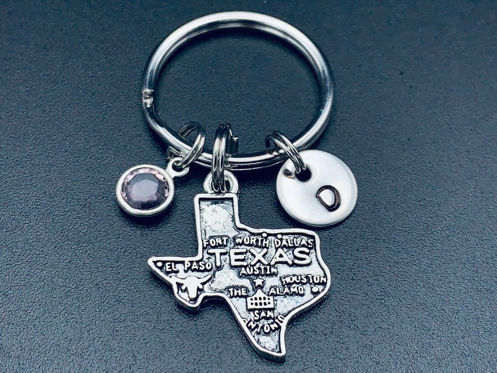Texas State Keychain Texas Keychain Texas Keyring State | Etsy