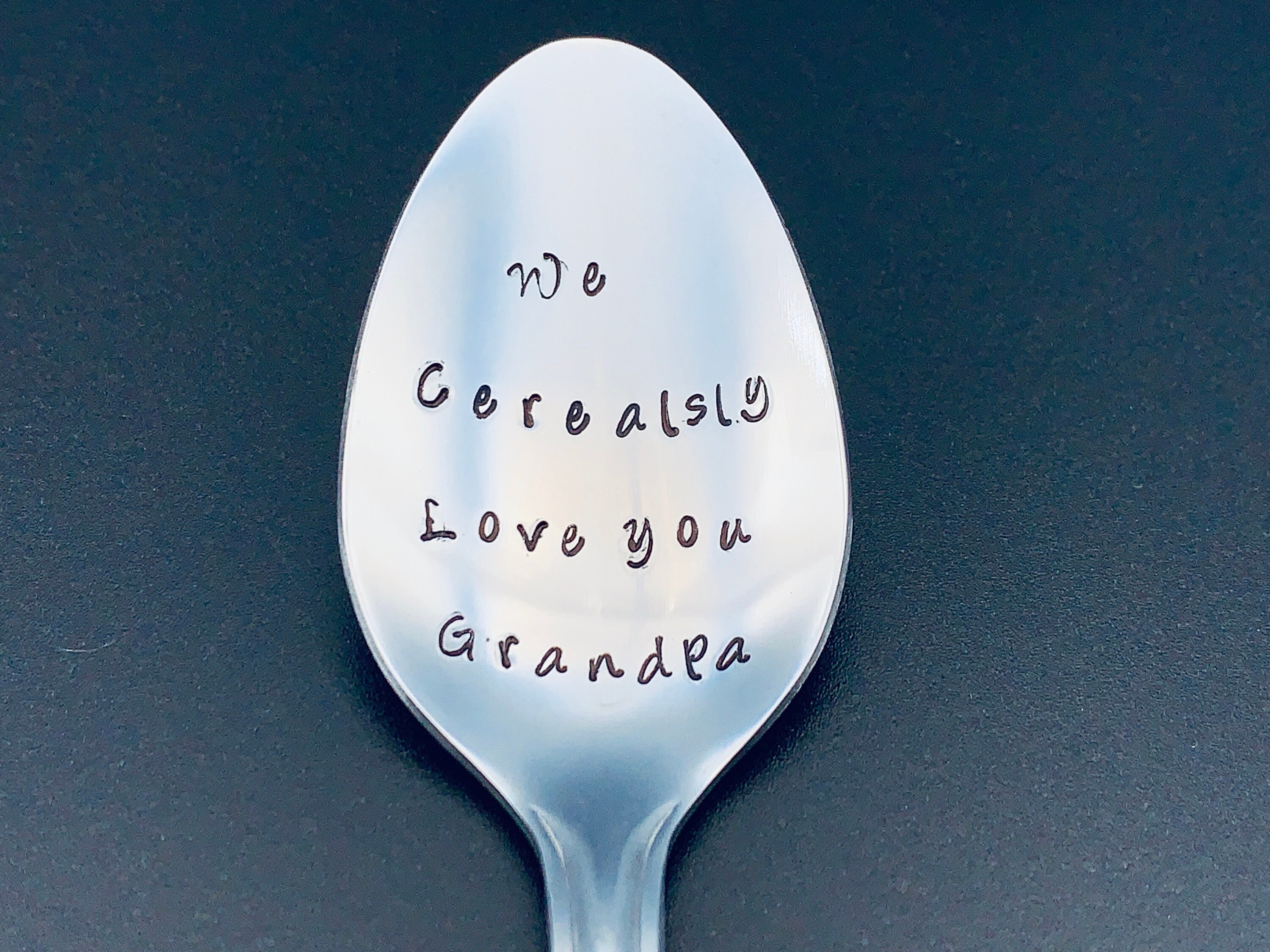We Cerealsly love you Spoon / Unique Gift/Grandparents | Etsy