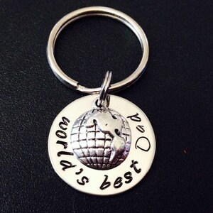 World's Best Dad Keychain Gift for Father's Day | Worlds Greatest Dad ...