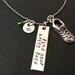 Running Pendant, Runner Pendant With Birthstone, Running Shoe Charm ...