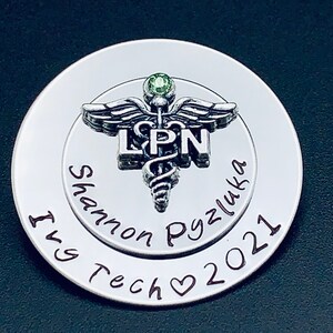 Personalized Pin for LPN / Nurses / Nursing Student / Nursing Pinning ...