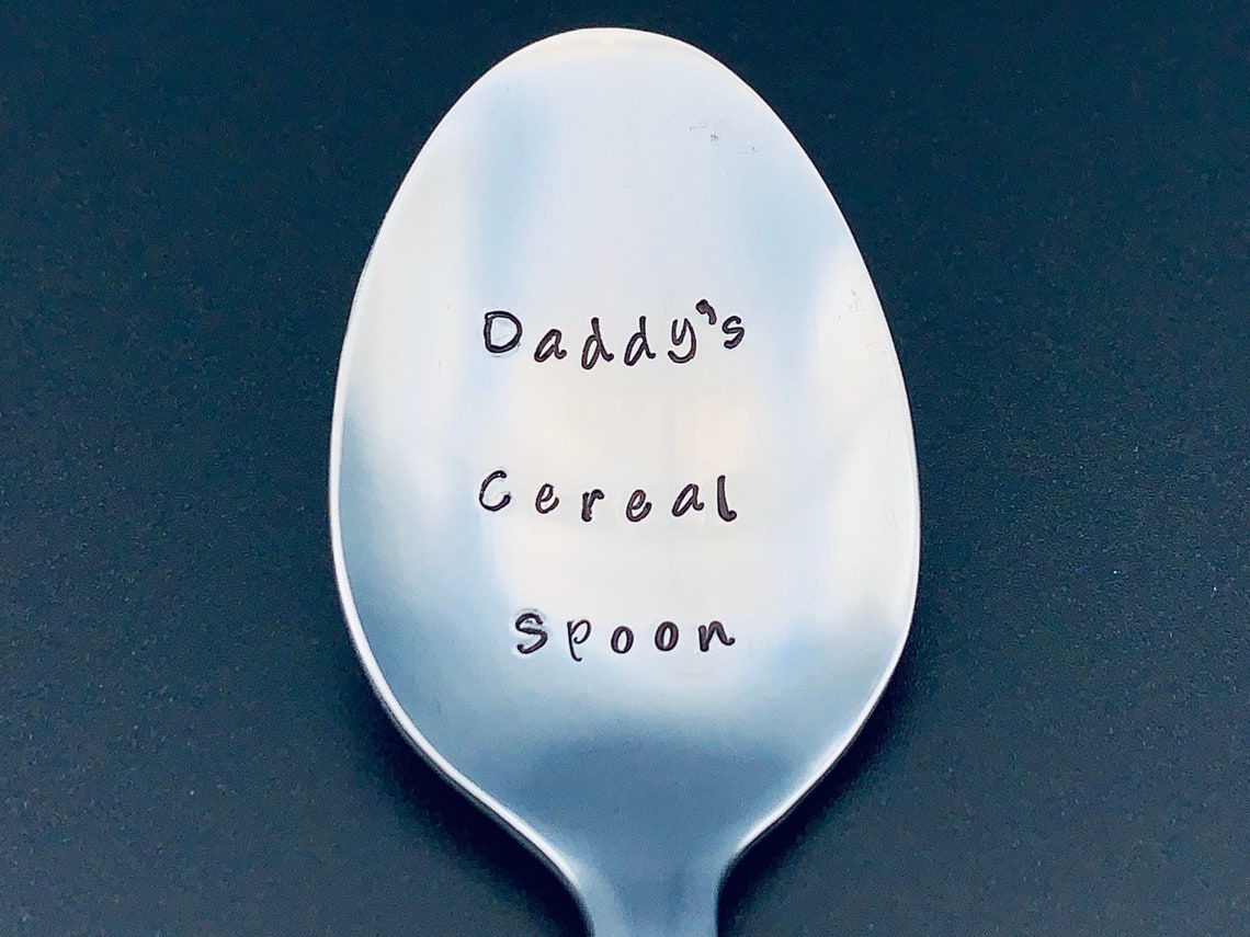 Daddy’s Cereal Spoon / Gift for Dad / Daddy / Grandpa/ Cereal Lover ...