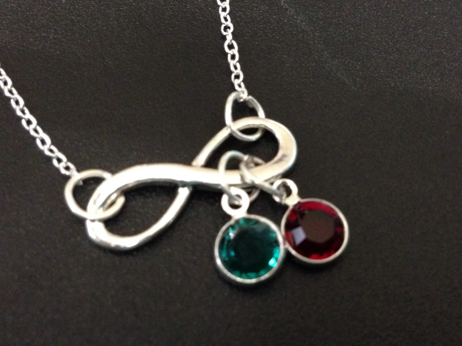 Infinity Necklace Pendant Necklace Personalized Necklace - Etsy