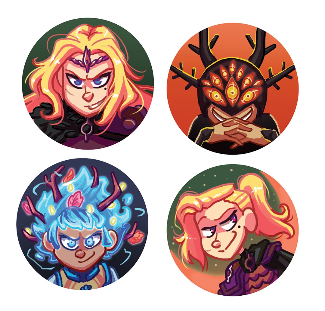 Amphibia Sasha Anne Marcy Calamity Trio Finale Buttons - Etsy Hong Kong