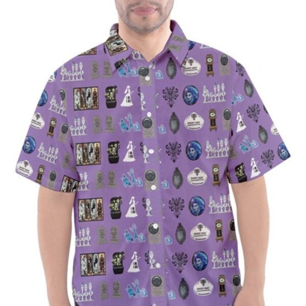 Haunted Mansion Button up Shirt - Etsy