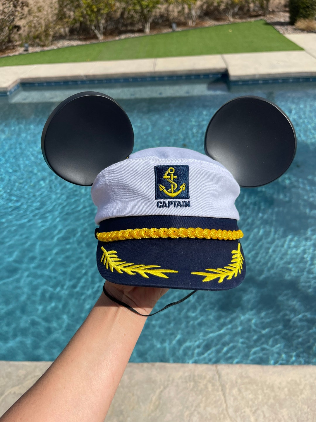 Child’s Mickey Captain Hat - Etsy