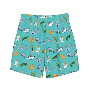 Florida Themed Men's Swim Trunks - Etsy
