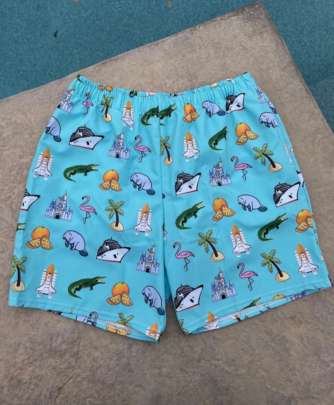 Florida Themed Men's Swim Trunks - Etsy