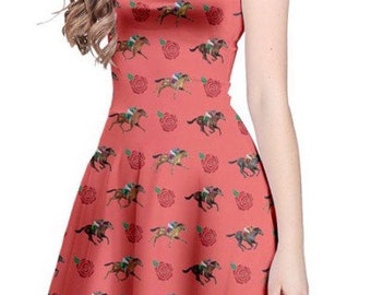 Horse Print Dress - Etsy