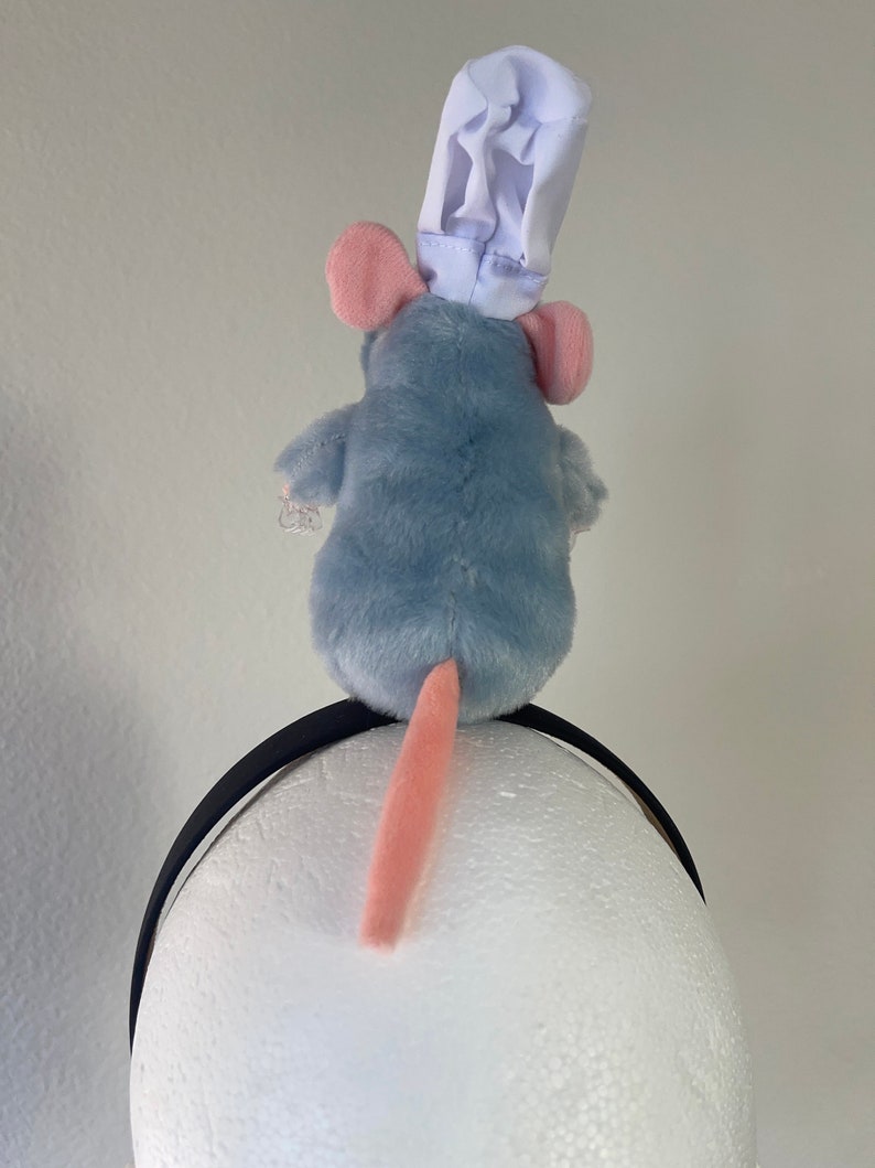 Ratatouille Remy Chef Headband With Hair Clip Feature - Etsy