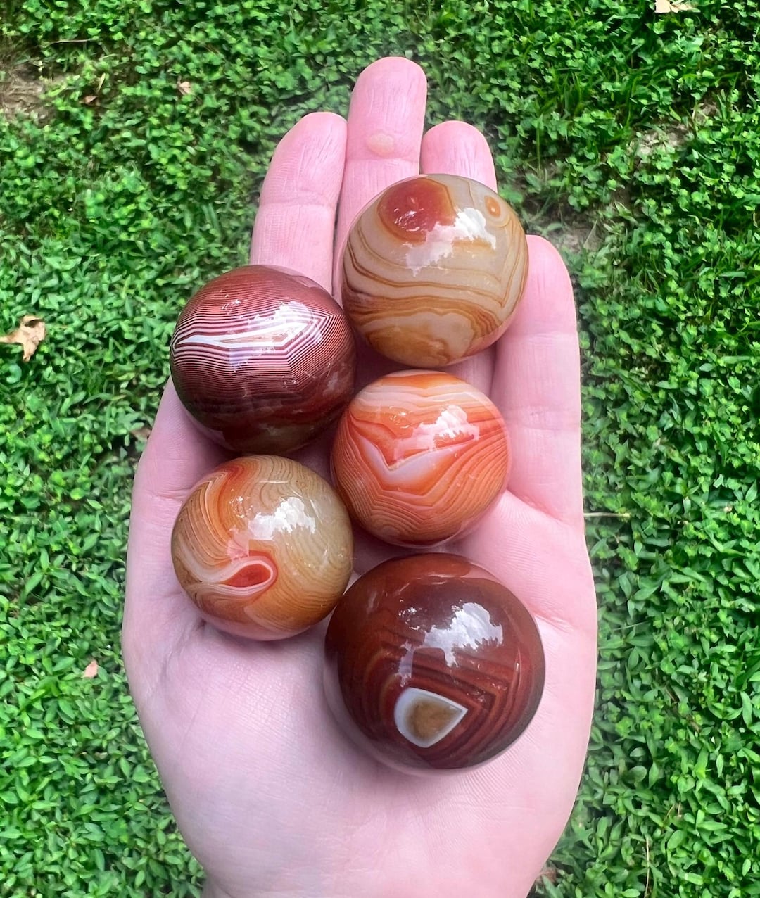 Banded Agate Sphere - Etsy