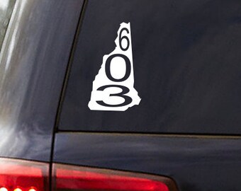 Area Code Decal - Etsy