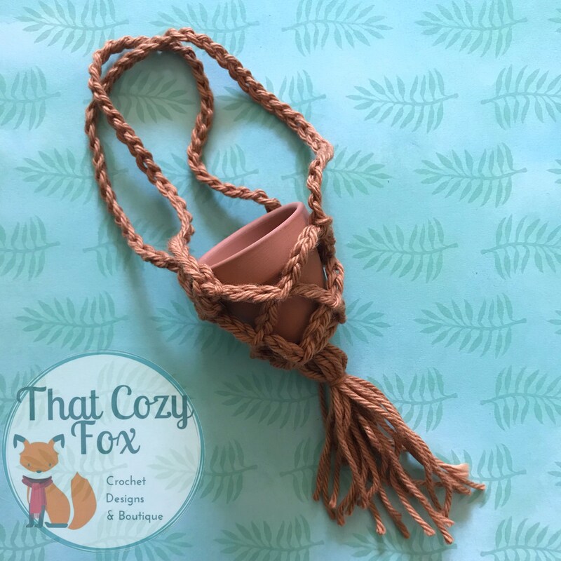 Macrame Pot Holder - Etsy