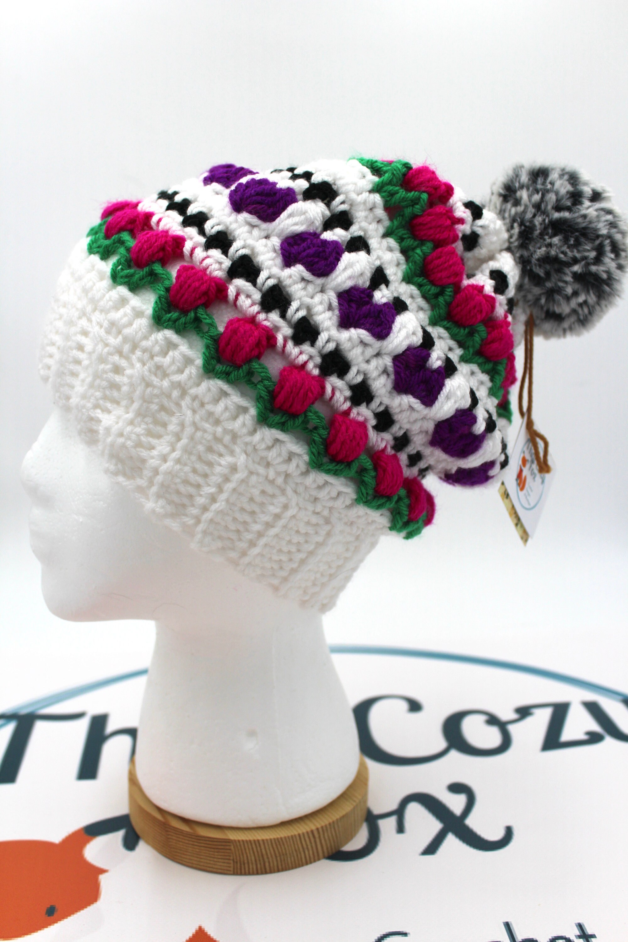 Spring Fever Crochet Pattern – Flower Hat, Slouchy Beanie, Toddler ...