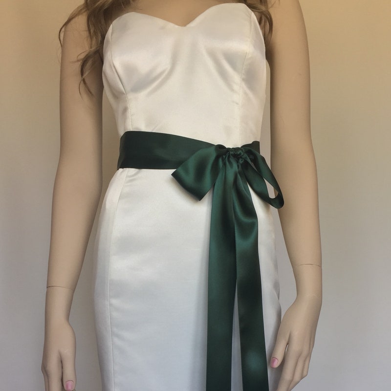 Emerald Green Sash - Etsy