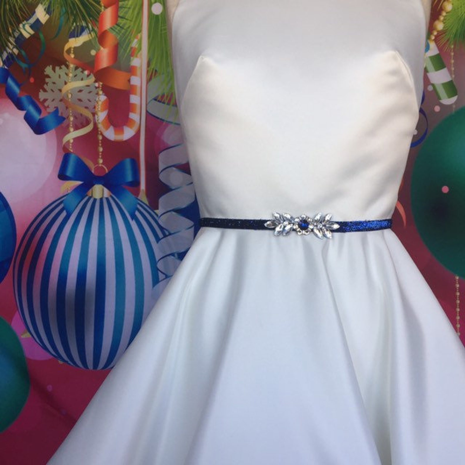 Rhinestone Belt,royal Blue Glitter Belt for Wedding or Party ...