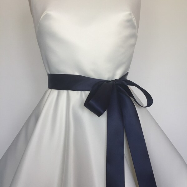 Navy Blue Sash - Etsy