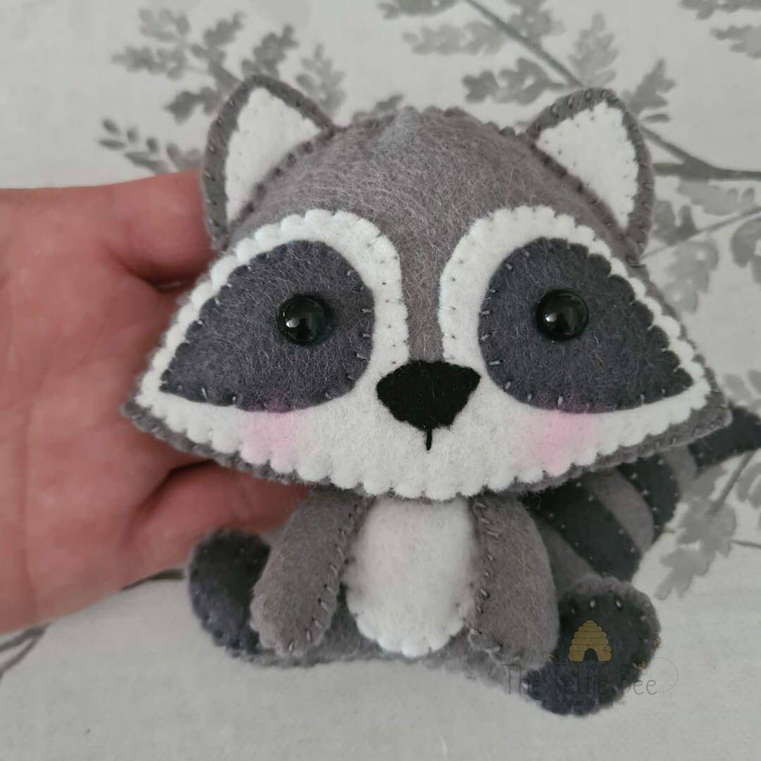 Felt Raccoon - Etsy